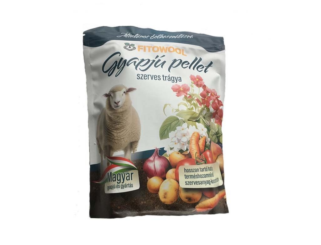 Univerzális Prémium Gyapjú Pellet szerves trágya (750 g) - Kertlap ...